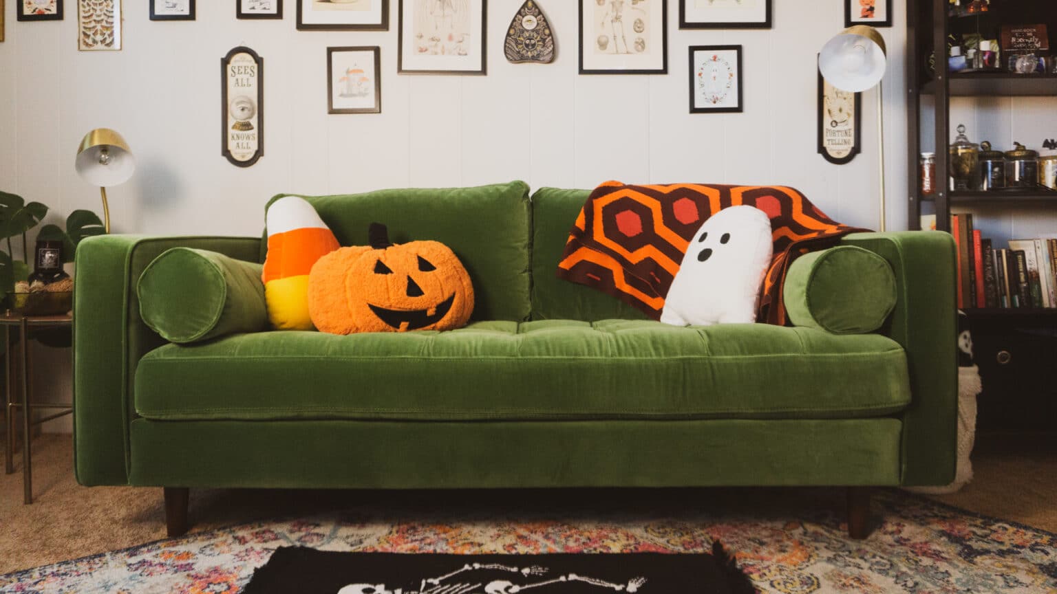 Decorate My Spooky Mid-Century Modern Home Office with Me & Article ...